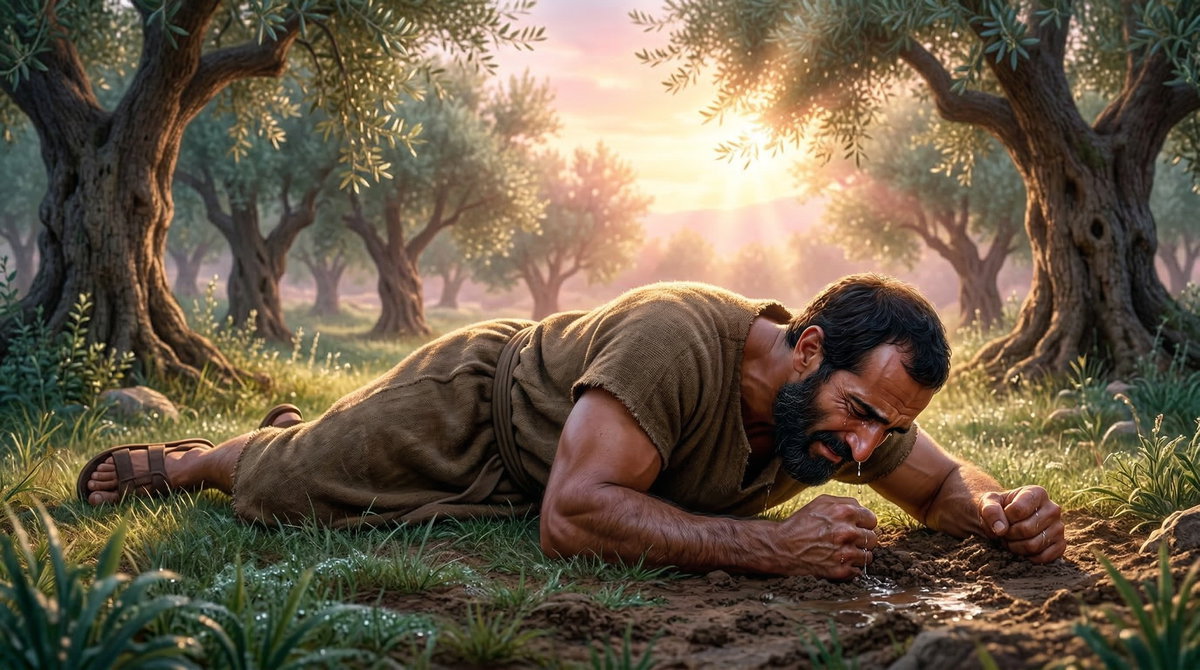 Peter's Bitter Remorse in Gethsemane | Bible World